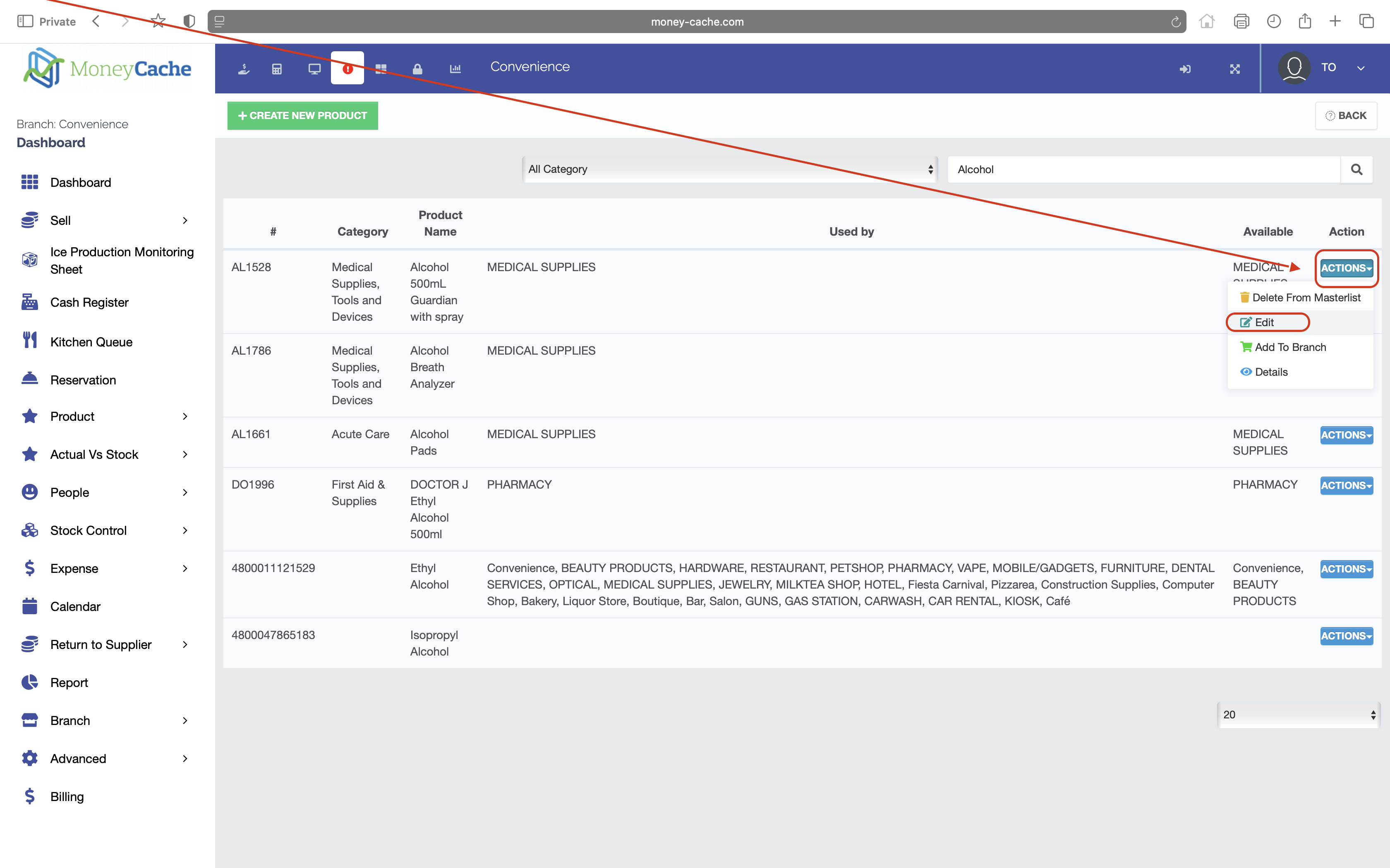 POS Features & Functions | MoneyCache